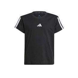 adidas Sportswear Funktionsshirt 'Essentials' M&auml;dchen Gr&ouml;&szlig;e 128 schwarz / wei&szlig;