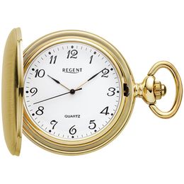Regent Uhren Taschenuhr REGENT "P736", gold (goldfarben), Taschenuhren, Damen, Taschenuhr, Quarzuhr, Herrenuhr, Acrylglas