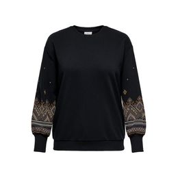 Only Carmakoma Sweatshirt 'CARBrooke' female Black size S-42/44