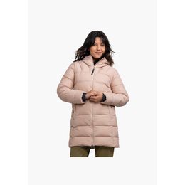 Schöffel Parka SCHÖFFEL "Ins Parka Style Boslix WMS", Damen, Gr. 46, rosa (pink), Obermaterial: 63% Nylon, 37% Baumwolle. Futter: 100% Polyester, Jacken Parka, Wärmend, winddicht, wasserabweisend Übergangsjacke