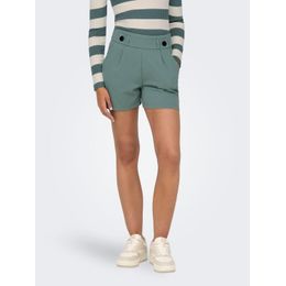 Jacqueline de Yong Shorts JDY "JDYGEGGO SHORTS JRS NOOS", Damen, Gr. L (40), N-Gr, grün (chinois grün detail:schwarz button), Jersey, Obermaterial: 95% Polyester, 5% Elasthan, unifarben, regular fit kurz, Hosen