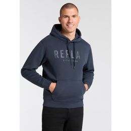 Hoodie Replay, Herren, Gr. L, navy, Sweatware, Obermaterial: 100% Baumwolle, regular fit normal, ohne Ausschnitt, elastischer Bund, Sweatshirts Hoodie