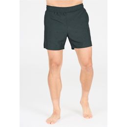 Badeshorts Virtus "Andream", Herren, Gr. S, US-Gr&ouml;&szlig;en, gr&uuml;n (dunkelgr&uuml;n), Elasthan, Polyester, mehrfarbig, Badehosen Badeshorts, Aus atmungsaktivem Material