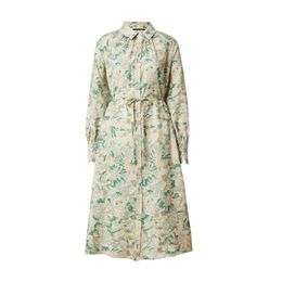 V&eacute;ro Moda VERO MODA Kleid 'ELIS ELLA' Damen Gr&ouml;&szlig;e 36 beige / chamois / pastellblau / gr&uuml;n Winterkleid