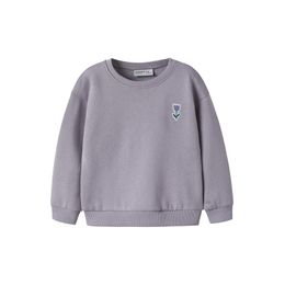 name it Sweatshirt 'NMFVALLENE' M&auml;dchen Gr&ouml;&szlig;e 104 dunkelgr&uuml;n / flieder / pastelllila / wei&szlig;