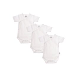 Body Liliput, Jungen, Gr. 44, EURO-Gr&ouml;&szlig;en, wei&szlig;, 100% Baumwolle, unifarben, kurz, Bodys Body, mit praktischer Druckknopfleiste