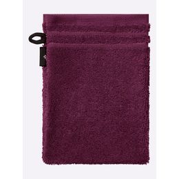 Handtuch Vossen Gr. 2, rot (burgund), B:67cm L:140cm, 100% Baumwolle, Handt&uuml;cher