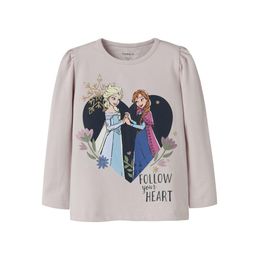 name it Shirt 'NMFDora Frozen' M&auml;dchen Gr&ouml;&szlig;e 104 dunkelblau / gold / mauve / schwarz