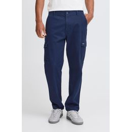 Cargohose Blend "BHMADDOX wovenpant", Herren, Gr. 36, L&auml;nge 32, marineblaus, Twill, 98% Baumwolle, 2% Elasthan, unifarben, Basic, normal normal, Hosen Cargohose, Moderne Cargohose mit Taschen