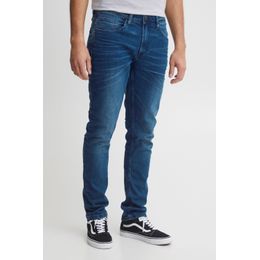 Relaxhose Blend "BHTwister", Herren, Gr. 34, L&auml;nge 34, denim middle blau, Jeans, 81% Baumwolle, 17% Polyester, 2% Elasthan, unifarben, regular fit lang, Hosen Relaxhose, Stilvolle Regular-Fit-Jeans