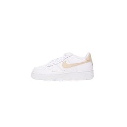 Nike Sportswear Sneaker 'AIR FORCE 1' Jungen Größe 40 nude / weiß