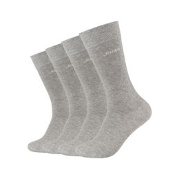 JOOP! Socken JOOP "premium essentials", Damen, Gr. 35-38, grau (light grau melange), Obermaterial: 62% Baumwolle, 36% Polyamid, 2% Elasthan, Socken Socken, Premium Essentials, verst&auml;rkte Ferse, haltbare Spitze