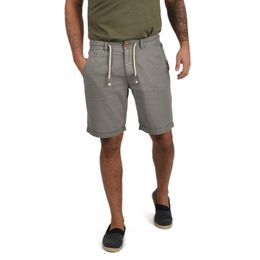 Shorts Blend "BHLias", Herren, Gr. S, US-Gr&ouml;&szlig;en, granite, 55% Leinen, 45% Baumwolle, unifarben, regular fit kurz, Hosen Shorts, Chino Shorts aus Leinenmix