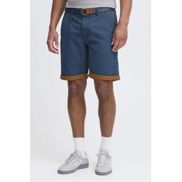 Chinoshorts Blend "BHNeji", Herren, Gr. XXL, US-Größen, ensign blau, Web, 100% Baumwolle, unifarben, regular fit kurz, Hosen Chinoshorts, Chino Shorts mit umgeschlagenen Hosenbeinen in Kontrastfarbe