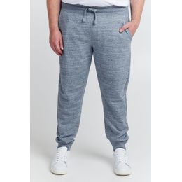 Sweathose Blend "BHBLelno", Herren, Gr. 4XL, US-Größen, blau (schwarz navy), Sweatware, 60% Baumwolle, 40% Polyester, unifarben, regular fit normal, Hosen Sweathose, Gemütliche Sweathose