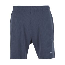 Shorts ANOTHER COTTON LAB "Another Cotton Lab Another Waffle Short Pants", Herren, Gr. M, US-Größen, blau, 71% Baumwolle, 29% Polyester, normal, Hosen Shorts