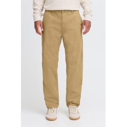 Chinohose Blend "BHNATAN", Herren, Gr. 32, L&auml;nge 34, sand braun, Twill, 98% Baumwolle, 2% Elasthan, unifarben, Basic, weit normal, Hosen Chinohose, Stylische Stoffhose mit Taschen