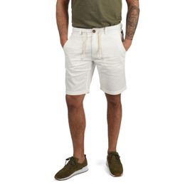 Shorts Blend "BHLias", Herren, Gr. XXL, US-Gr&ouml;&szlig;en, sanftes wei&szlig;, 55% Leinen, 45% Baumwolle, unifarben, regular fit kurz, Hosen Shorts, Chino Shorts aus Leinenmix