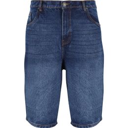 Shorts Urban Classics "Urban Classics Herren 90's Heavy Denim Shorts", Herren, Gr. 30, Normalgr&ouml;&szlig;en, new dunkelblau washed, 100% Baumwolle, unifarben, loose fit, Hosen Shorts