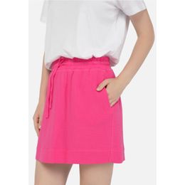 Sommerrock FRESHLIONS "Sumi", Damen, Gr. M, pink, 100% Baumwolle, kurz, R&ouml;cke, im schlichten Design