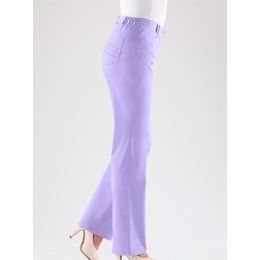 Funktionshose COSMA, Damen, Gr. 19, Kurzgr&ouml;&szlig;en, lila (lavendel), 97% Baumwolle, 3% Elasthan, unifarben, lang, Hosen Funktionshose