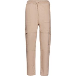 Cargohose DEF "DEF Herren DEF Straight Cargopant", Herren, Gr. XXL, US-Größen, beige, 98% Baumwolle, 2% Elasthan, unifarben, normal, Hosen Cargohose