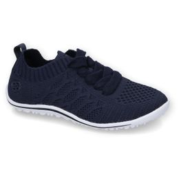 Sneaker Dockers by Gerli, M&auml;dchen, Gr. 30, blau (navy), Textil, Schuhe Sneaker, Barfu&szlig;schuh, Schn&uuml;rschuh, Trainingsschuh mit Wechselfu&szlig;bett