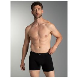 Boxer TRIGEMA "TRIGEMA Pants mit praktischem Gummibund", Herren, Gr. XL, 1 Stk., schwarz, 95% Baumwolle, 5% Elastan, Unterhosen