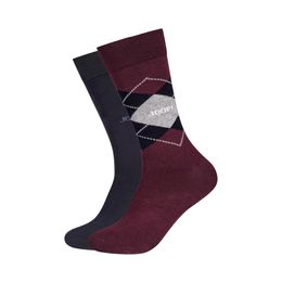 JOOP! Socken JOOP "premium essentials", Damen, Gr. 43 (46), portwine, Baumwolle, Elasthan, Polyamid, unifarben, Socken Socken, Premium Qualität, verstärkte Ferse, verstärkte Zehen, Argyle Design