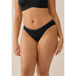 Slip Naturana "The Thursday", Damen, Gr. 40, 1 Stk., schwarz, Microfaser, Obermaterial: 76% Polyamid, 24% Elasthan, unifarben, Unterhosen Slip, feminin, elastisch, bequem, eng, weich