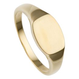 Goldring Jobo "Mattierter Ring" Gr. 50, gelb (gelbgold 585), Fingerringe, Damen, 50, Gelbgold 585, Goldring, 585 Gold