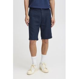 Shorts Blend "BHShorts", Herren, Gr. M, US-Gr&ouml;&szlig;en, blau (marineblaus), 55% Leinen, 45% Viskose, regular fit kurz, Hosen Shorts, L&auml;ssige Shorts mit Taschen