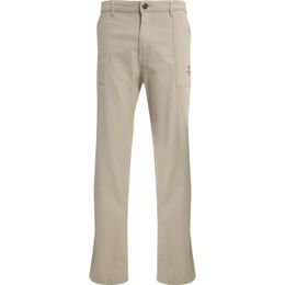 Chinos DEF "DEF DEF Kim Chinopants", Herren, Gr. L, US-Größen, beige, 98% Baumwolle, 2% Elasthan, unifarben, normal, Hosen