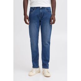 Relaxhose Blend "BHTWISTER JOGG SLIM FIT JEANS NOOS", Herren, Gr. 30, Länge 34, denim middle blau, Denim/Jeans, 82% Baumwolle, 16% Polyester, 2% Elasthan, unifarben, Basic, regular fit lang, Hosen, Klassische Slim-fit-Jeans