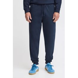 Sweathose Blend "BHMBHANDI", Herren, Gr. L, US-Gr&ouml;&szlig;en, marineblaus, Sweatware, 60% Baumwolle, 40% Polyester, unifarben, Basic, normal kn&ouml;chellang, Hosen Sweathose, Gem&uuml;tliche Jogginghose mit Taschen