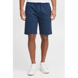 Chinoshorts Blend "BHMBHKVANT", Herren, Gr. S, US-Größen, blau (marineblaus), 99% Baumwolle, 1% Elasthan, unifarben, Basic, normal knielang, Hosen Chinoshorts, Basic Shorts mit Taschen