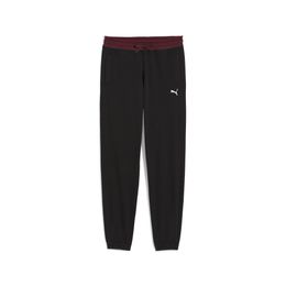 Sporthose Puma "Wardrobe Essentials Go Together Jogginghose Jungen", Mädchen, Gr. 152, Normalgrößen, schwarz, Obermaterial: 100% Baumwolle; Seitentasche – Oben: 100% Baumwolle; Rücktaschenbeutel: 100% Baumwolle, unifarben, regular fit, Hosen