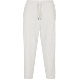 Jogginghose Urban Classics "Urban Classics Herren 90&lsquo;s Sweatpants", Herren, Gr. M, US-Gr&ouml;&szlig;en, lightgrau, 65% Baumwolle, 35% Polyester, unifarben, loose fit, Hosen Jogginghose