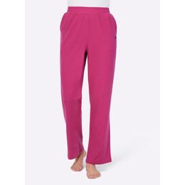 Dehnbund-Hose feel good, Damen, Gr. 36/38, Normalgr&ouml;&szlig;en, pink (fuchsia), 95% Baumwolle, 5% Elasthan, unifarben, Hosen