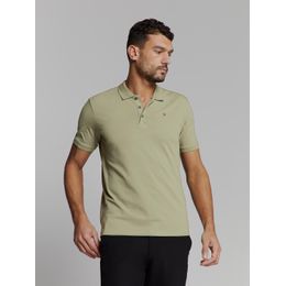 T-Shirt NO EXCESS "NO EXCESS Polo shirt", Herren, Gr. L, gr&uuml;n (pastellgruen), 95% Baumwolle, 5% elasthan, Shirts T-Shirt