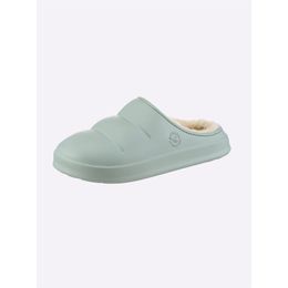 Pantolette Heine, Damen, Gr. 36, gr&uuml;n (mint), Schuhe Pantolette