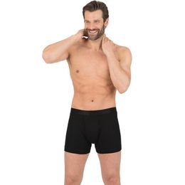 Schl&uuml;pfer TRIGEMA "TRIGEMA Unterhose Feinripp im Doppelpack", Herren, Gr. 9, 2 Stk., schwarz, 100% Baumwolle (Bio-Baumwolle kbA), Unterhosen