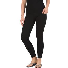 Lange Unterhose TRIGEMA "TRIGEMA Lange Ski-/Sportunterhose", Damen, Gr. XXL, 1 Stk., schwarz, 100% Polyester (Bioactive), Unterhosen Lange Unterhose