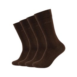 JOOP! Socken JOOP "premium essentials", Damen, Gr. 35-38, braun (schwarz braun), Obermaterial: 62% Baumwolle, 36% Polyamid, 2% Elasthan, Socken Socken, Premium Essentials, verstärkte Ferse, haltbare Spitze