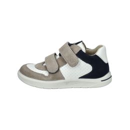Lauflernschuh Pepino "Pepino Halbschuhe Leder", Baby, Gr. 26, grau (wei&szlig;, grau), Leder, Schuhe Lauflernschuh