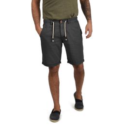 Shorts Blend "BHLias", Herren, Gr. XXL, US-Gr&ouml;&szlig;en, phantom grau, 55% Leinen, 45% Baumwolle, unifarben, regular fit kurz, Hosen Shorts, Chino Shorts aus Leinenmix