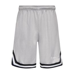 Shorts DROPSIZE "Dropsize Herren Dropsize Logo Mesh Shorts", Herren, Gr. M, US-Größen, light grau, 100% Polyester, loose fit, Hosen Shorts
