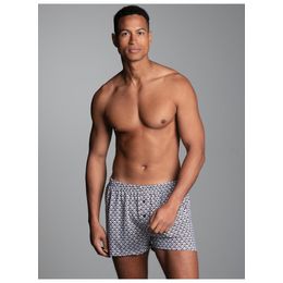 Boxershorts TRIGEMA "TRIGEMA Boxershorts mit Allover-Pinguin-Print", Herren, Gr. XL, 1 Stk., wei&szlig;, 100% Baumwolle, Unterhosen