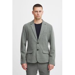 Sakko Blend "BHLangford", Herren, Gr. 48, pewter mix, 64% Viskose, 31% Polyester, 5% Elasthan, unifarben, regular fit taillenlang, eingesetzt, Sakkos, Klassisches Sakko mit Klappentaschen
