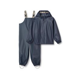 Jumpsuit Wheat "Wheat Rainwear Charlie Set", Mädchen, Gr. 98, ink, 55% Polyester, 45% Polyurethan, unifarben, normal, Overalls Jumpsuit